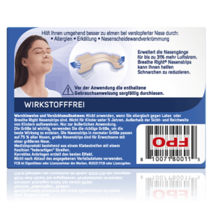 Breathe Right® Nasenpflaster – Original in beige